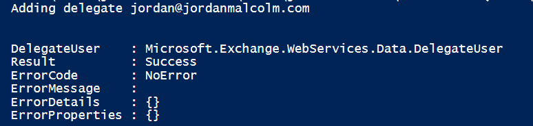 Granting Access to Private Items in an Exchange Mailbox